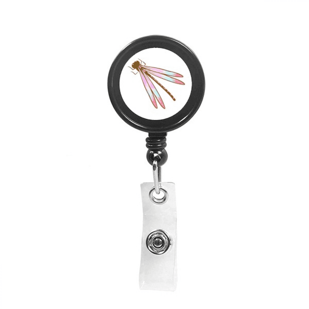 Articulated Pod Dragonfly Odonata Retractable Keychain Badge Holder ID ...