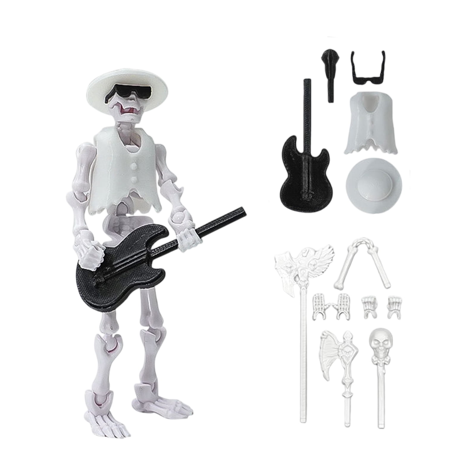 Articulated Skeleton Action Figure, Movable Joints For Flexible Bending ...