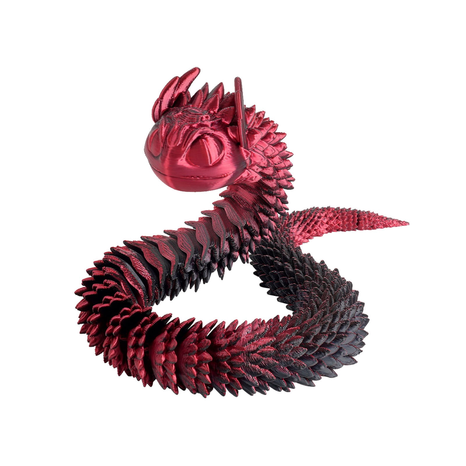 Articulated Snake with Flexible Body for Dynamic Display, 3D Printed ...