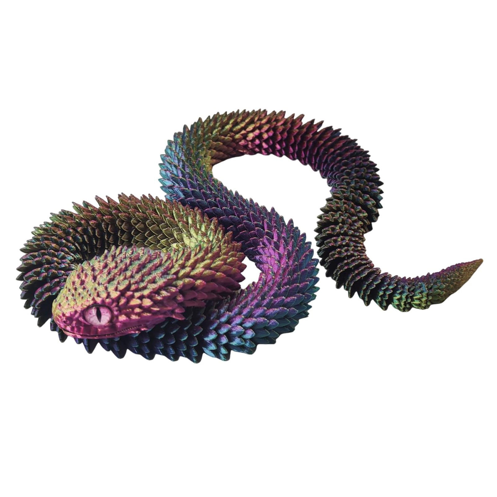 Articulated Snake Model 3d Printed Snake Toy Articulated Viper Figurine ...