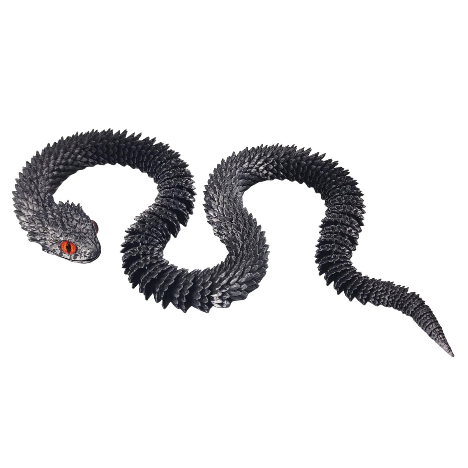 Articulated Snake Model 3d Printed Snake Toy Articulated Viper Figurine ...