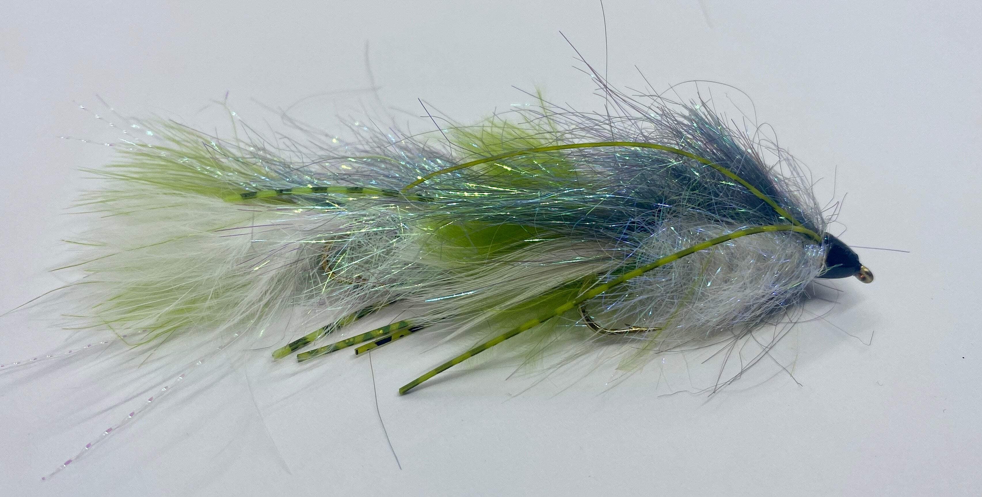 Articulated Sparkle Minnow - White/Olive - Walmart.com