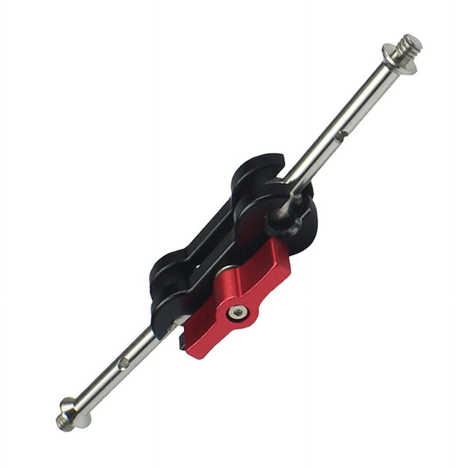 Articulating Arm Mount Double Ballhead 1/4 Inch Screw for DSLR Camera ...