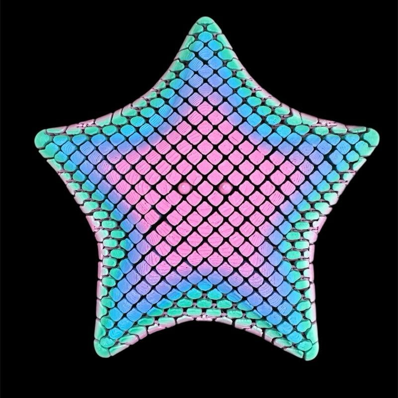 Articulating Chubby Starfish Fidget - Chubby Starfish Shape, Colorful ...
