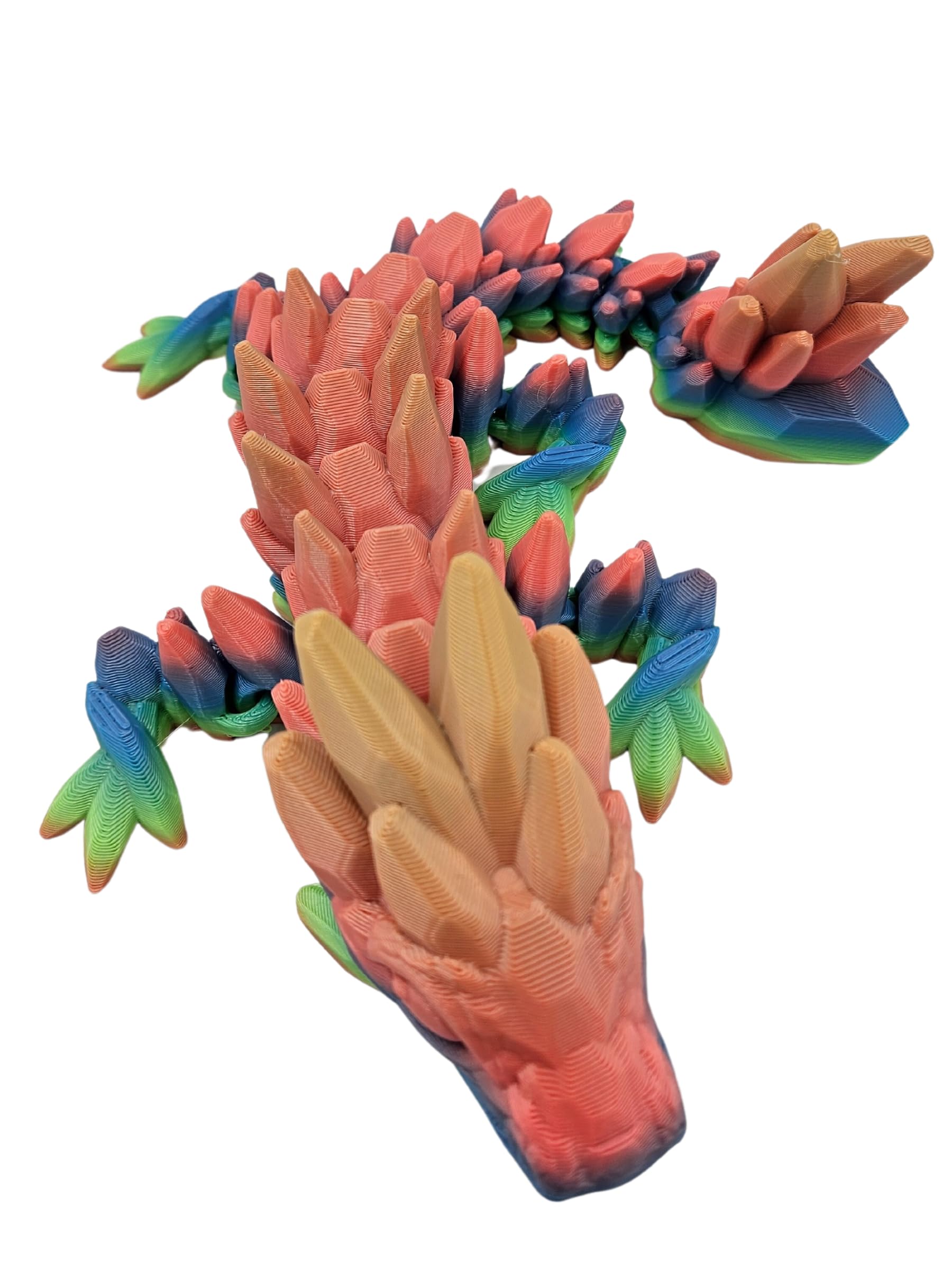 Articulating Gemstone Dragon Series - 3D Printed Dragons Flexible ADHD ...