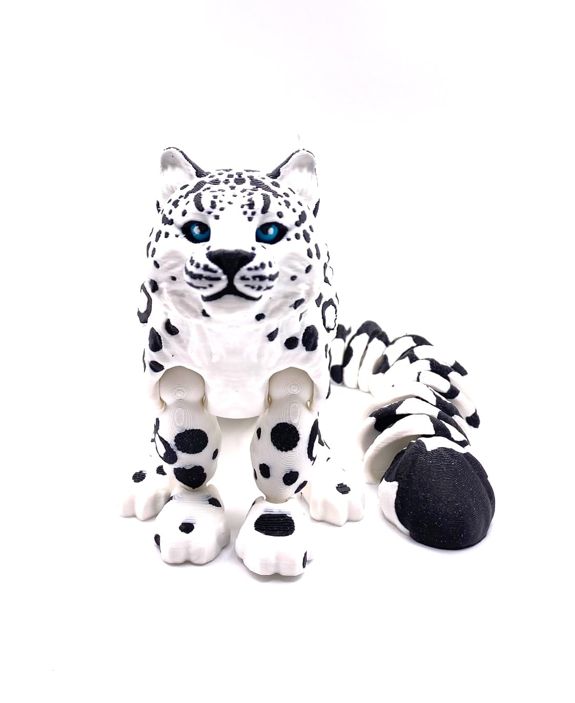 Articulating Snow Leopard, 3D Printed Leopard, Articulated Leopard ...