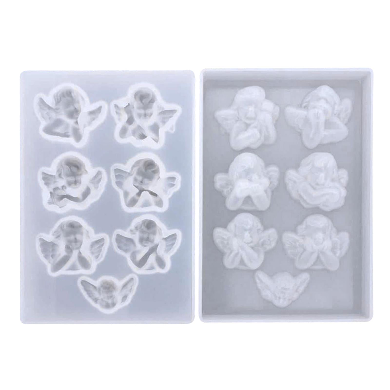 Artifact Diy Dripping Angel Figurine 7 Station Suspended Silicon Mould ...