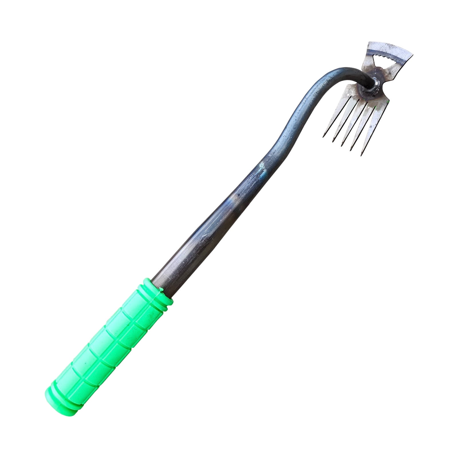 Artifact Uprooting Weeding Tool, 2 in 1 Hollow Hoe and Rake, Heavy Duty ...