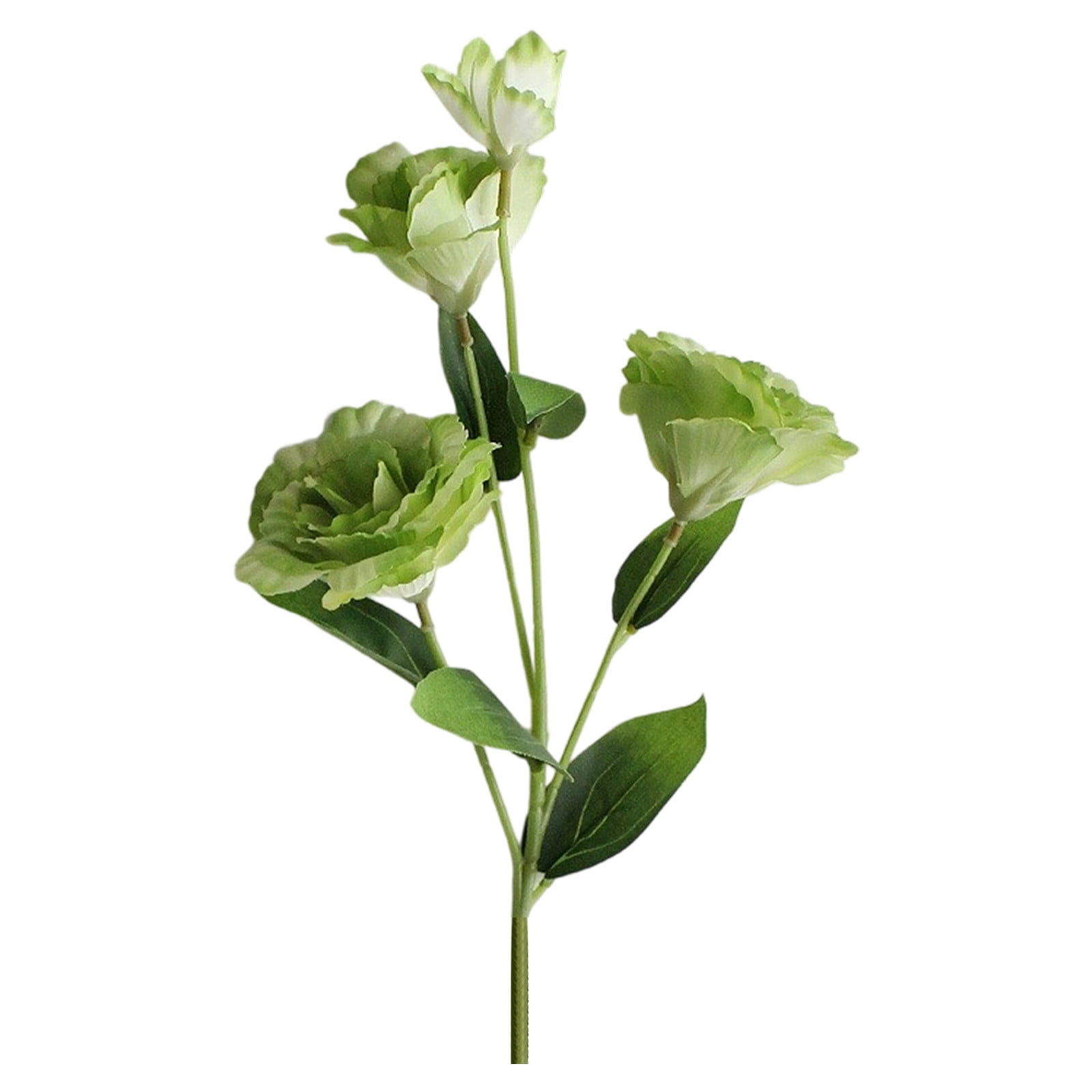 Artificial 4 Stems Simulation Eustoma Flowers Realistic Silk Floral ...