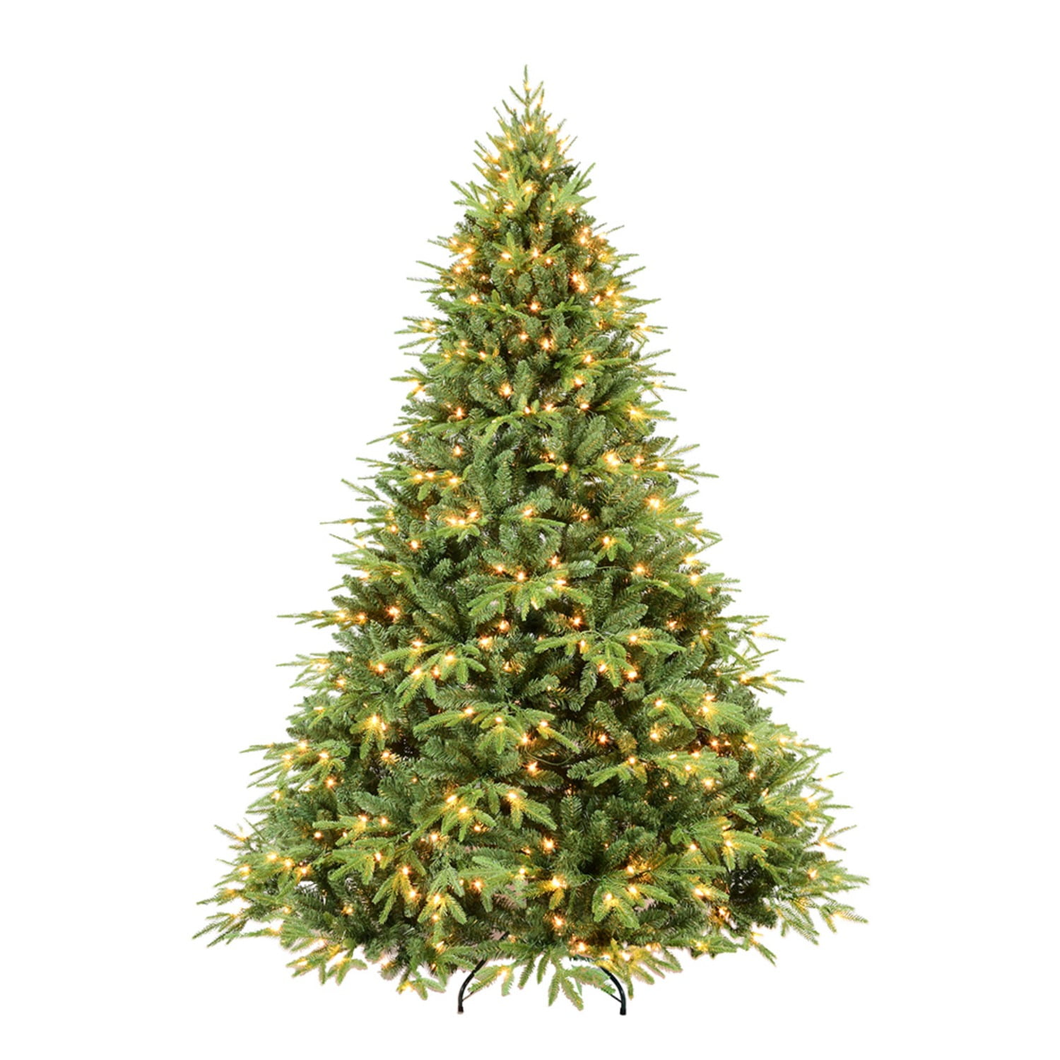 Artificial 6ft Green Christmas Tree with 1931 PE/PVC Mixed Branch Tips ...