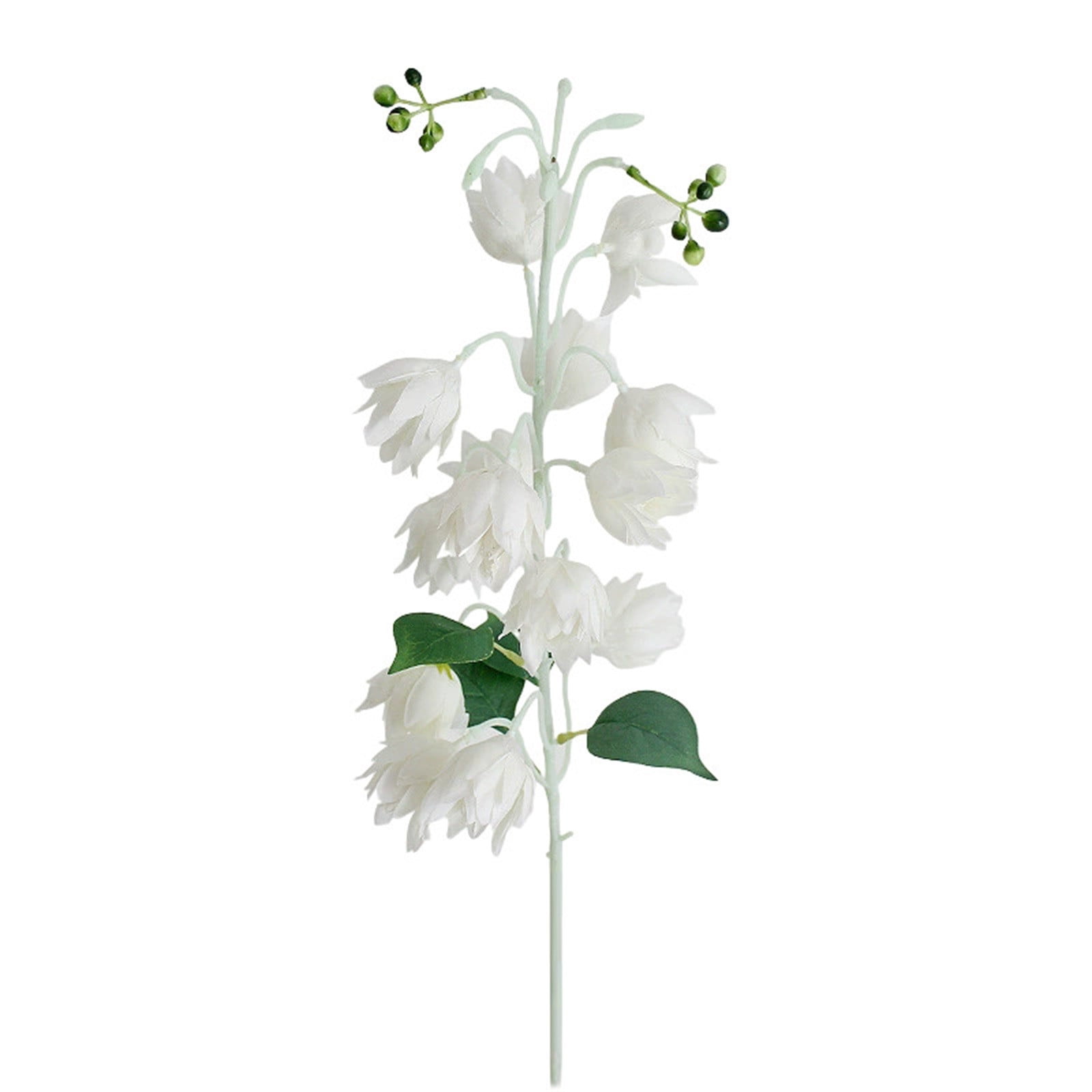 Artificial Abutilon Flower Branch 32-Inch Long, Realistic Faux Floral ...