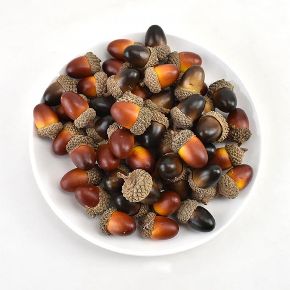 Artificial Acorns with Natural Acorn Cap, Fake Lifelike Simulation ...
