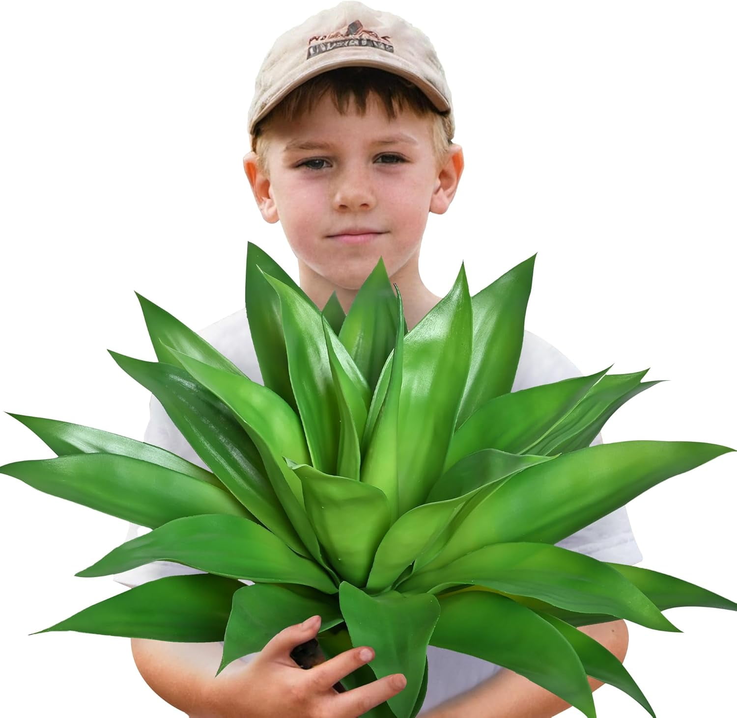 Artificial Agave Plant 28" Large Fake Agave Succulent Plant UV ...