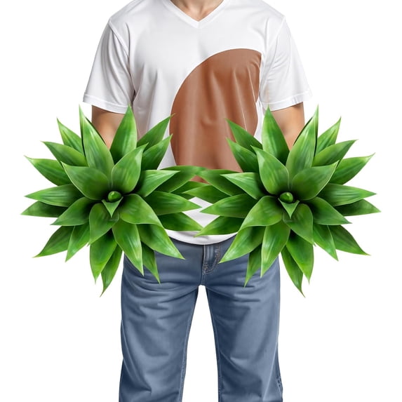Artificial Agave Plant Set,18 Inch, Faux Aesthetic Plants for Home ...