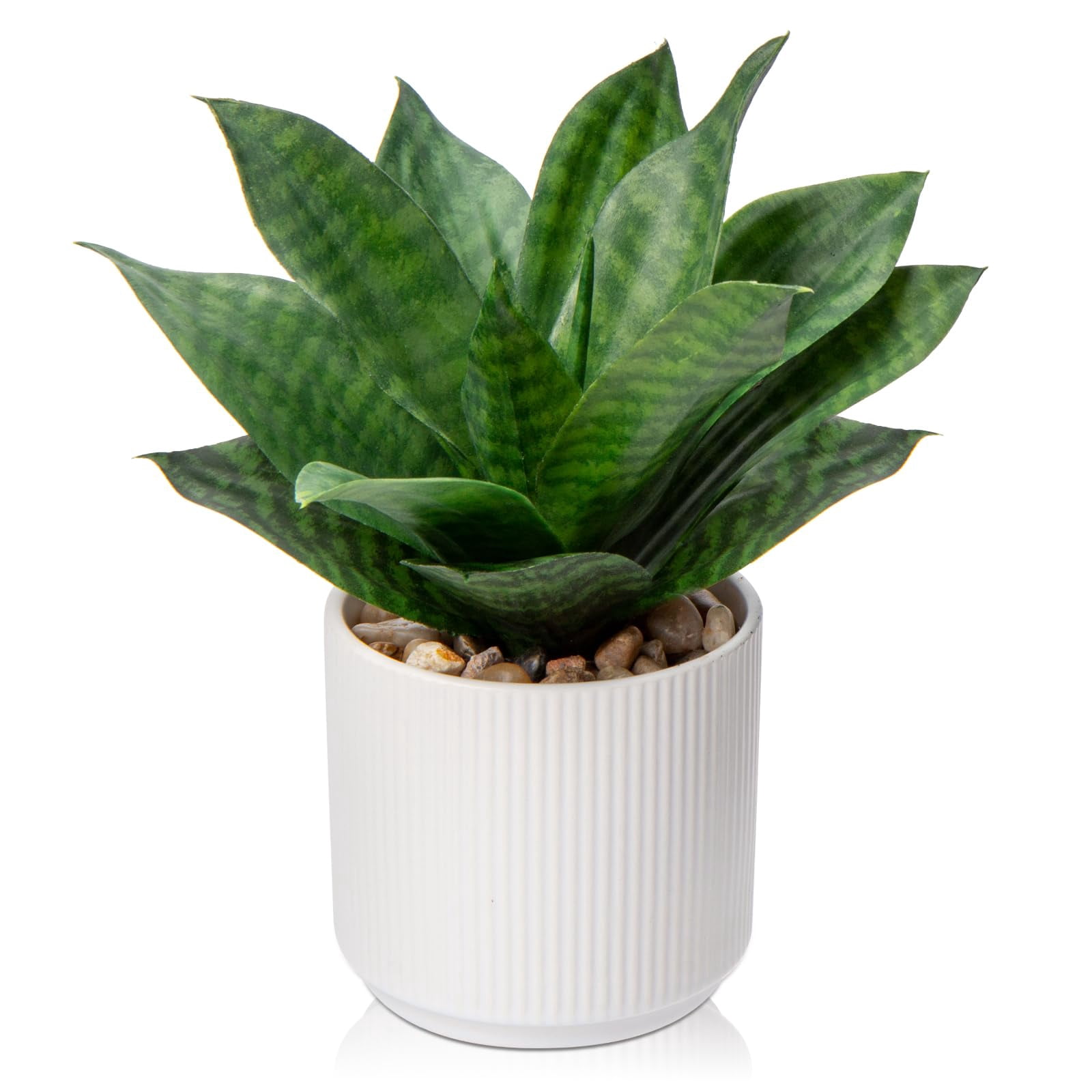 Artificial Agave Succulent Plants Faux Snake Plant Fake Succulent Agave ...