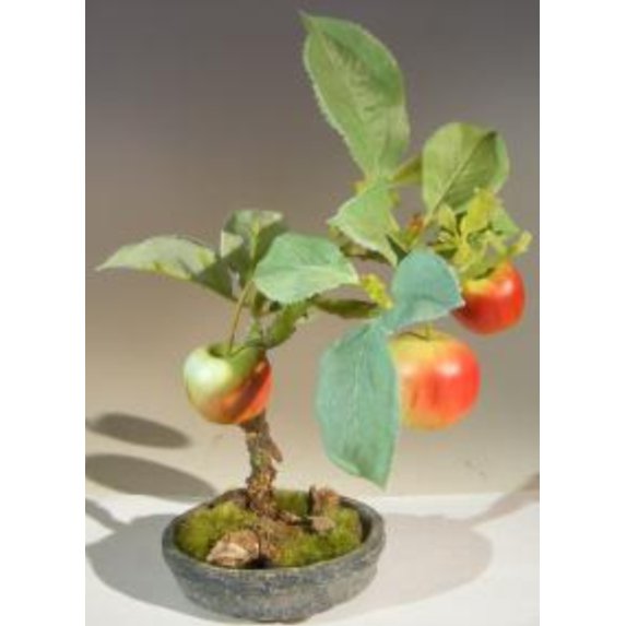 Artificial Apple Bonsai Tree Plant - Walmart.com