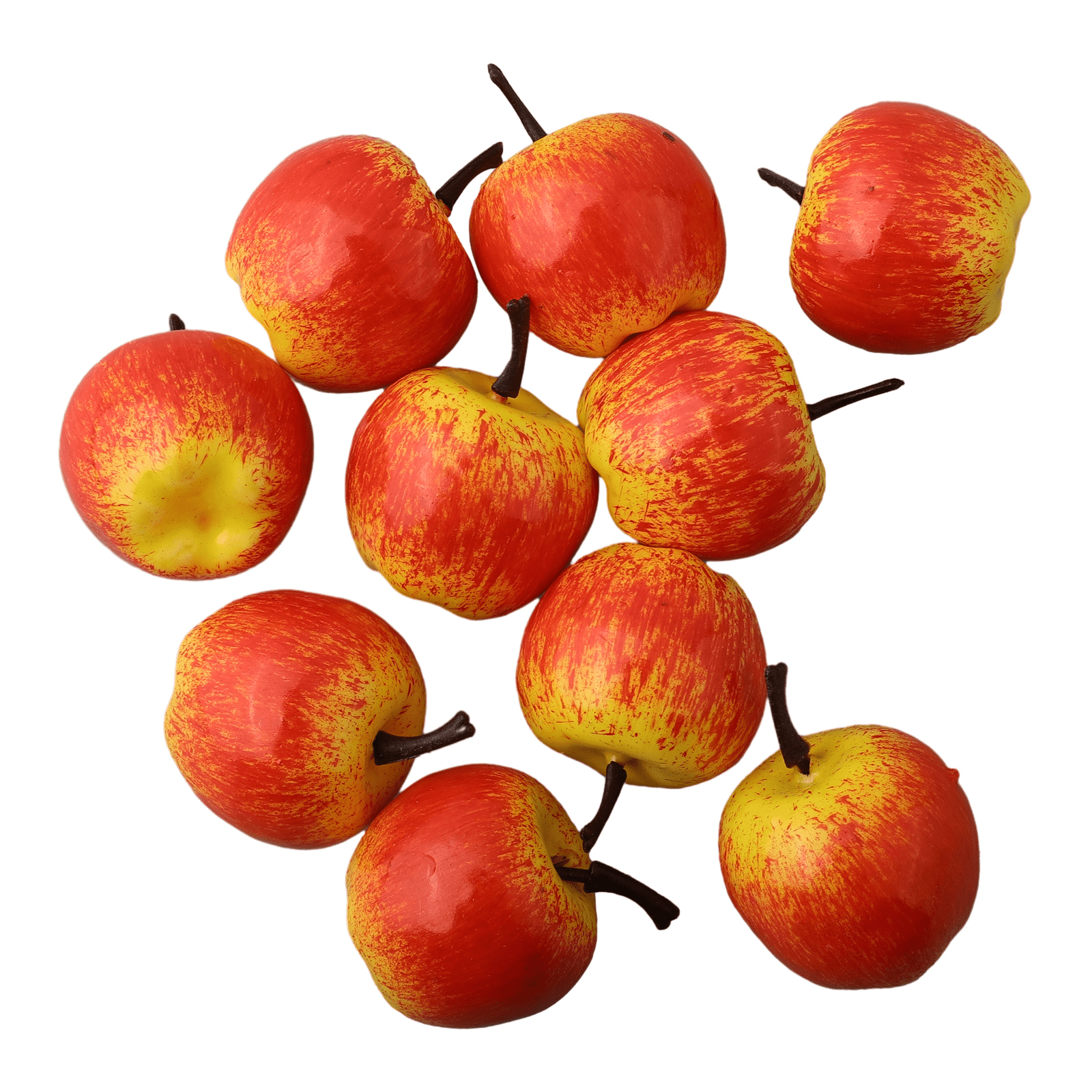 Artificial Apples, 10Pcs Artificial Fruits, Faux Apples Foam Plastic ...