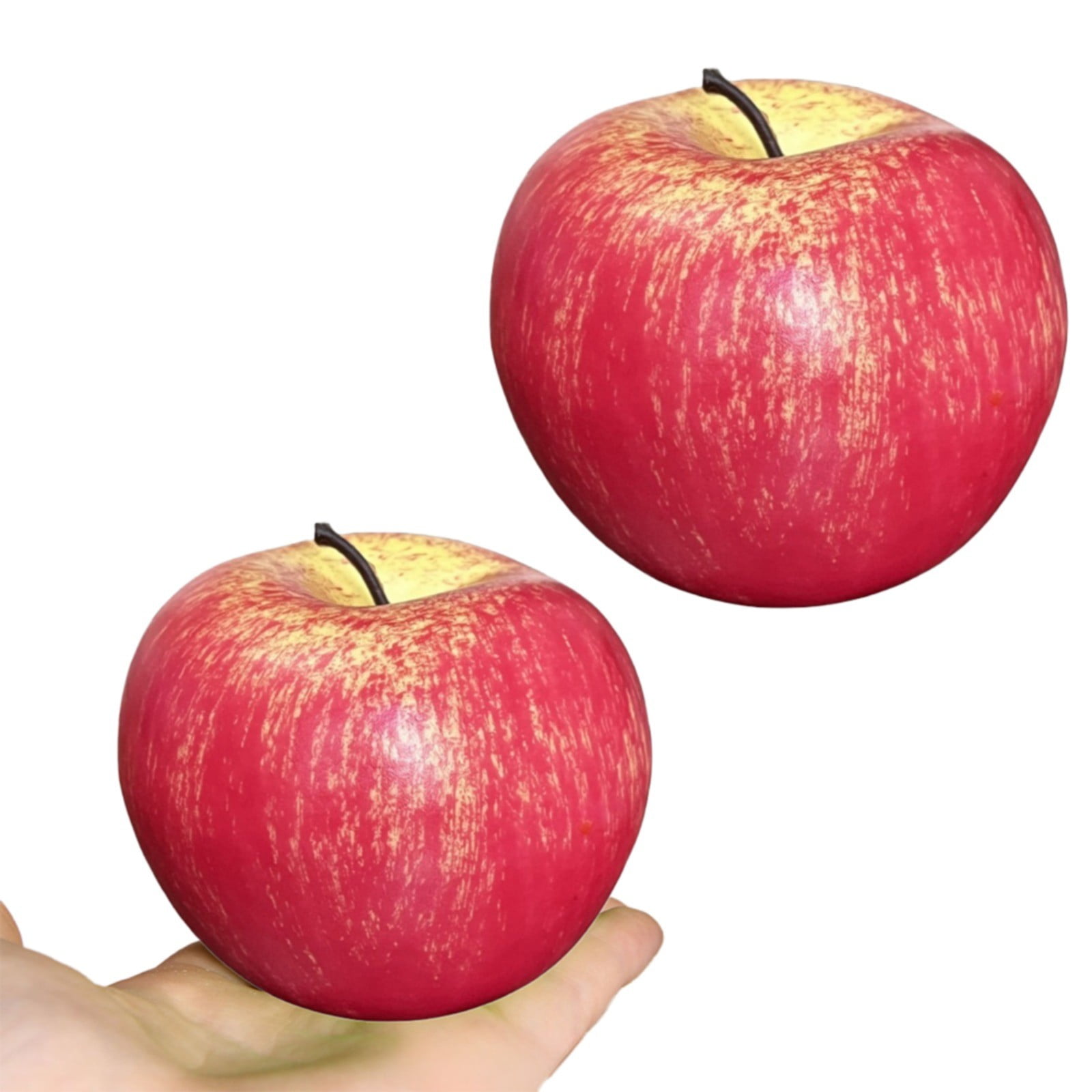 Artificial Apples, Lifelike Christmas Decor Apple Fake Red Apples ...