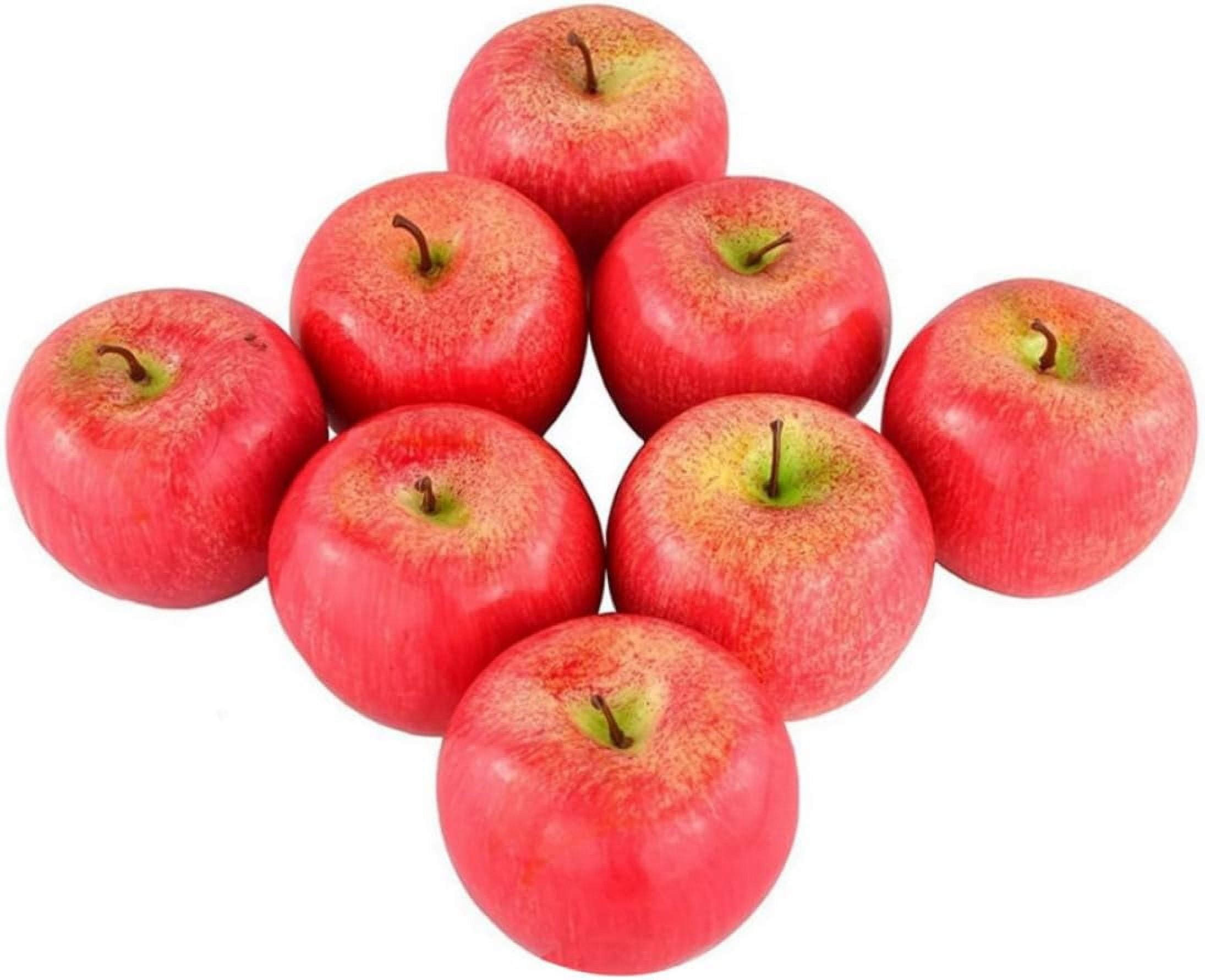 Artificial Apples Real Touch Foam Fruit Model Fake Realistic Photo ...