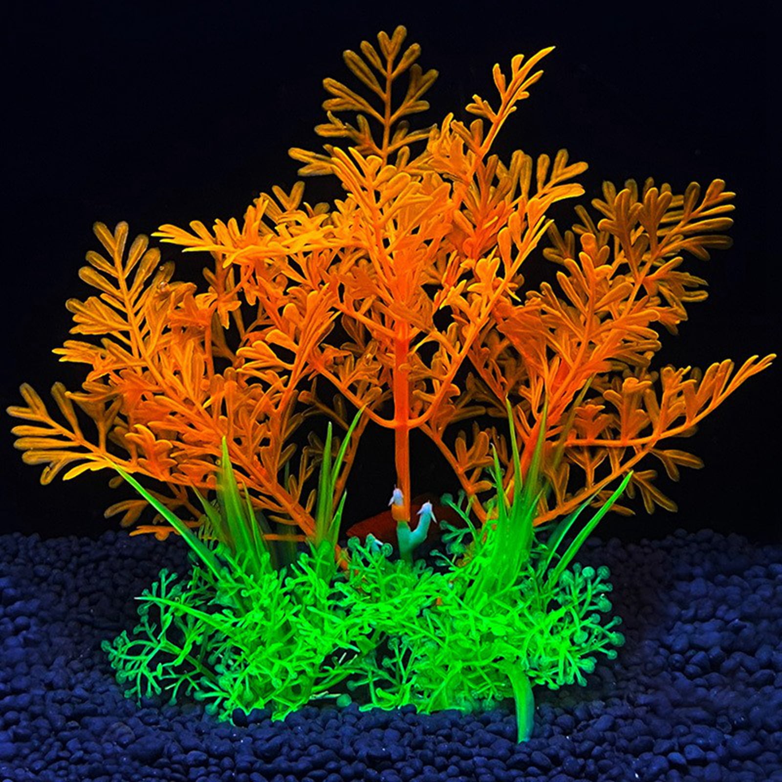 Artificial Aquarium Plants, Plastic Fake Seaweed for Fish Tank ...