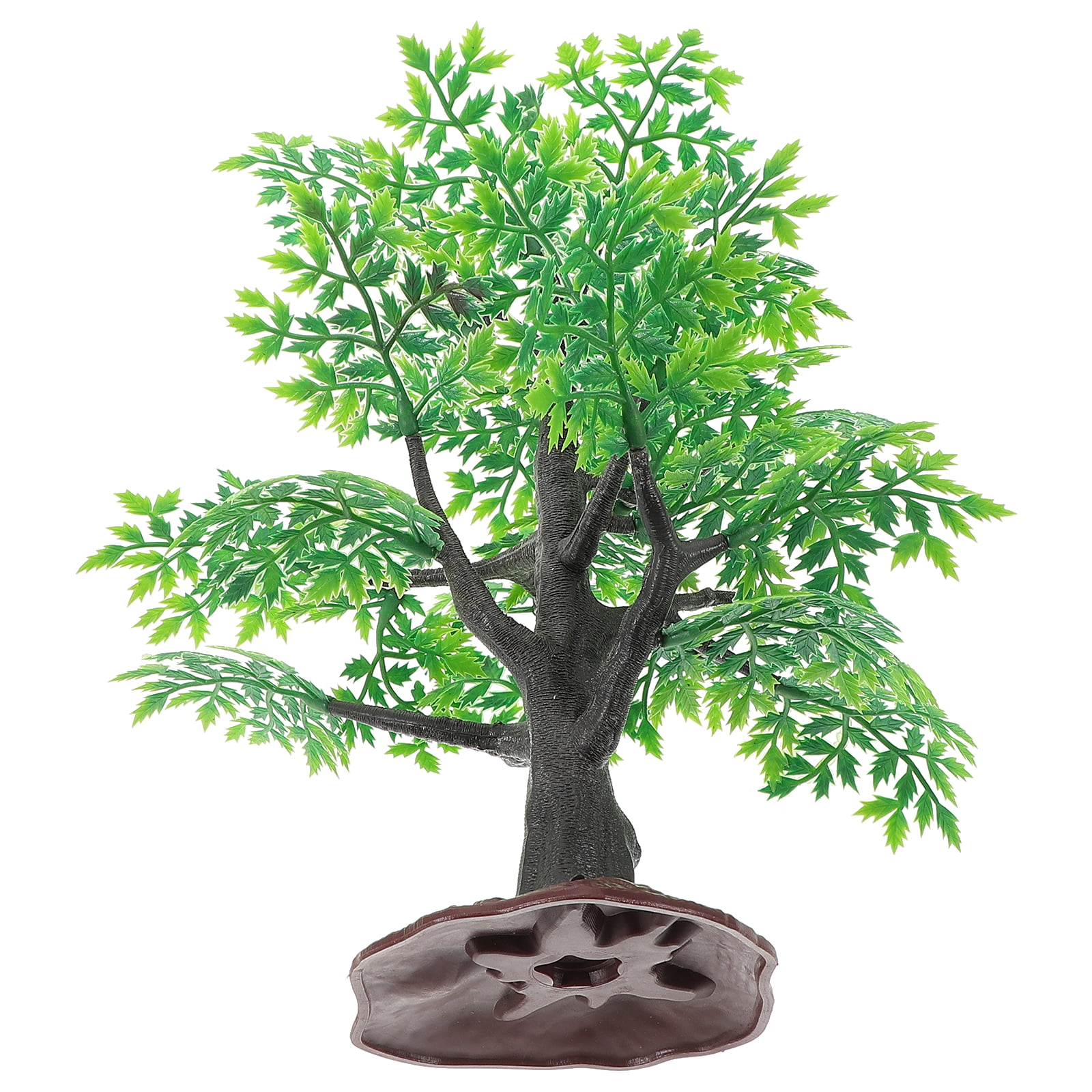 Artificial Aquarium Tree Detachable Maple Trees Aquarium Plants Plastic ...
