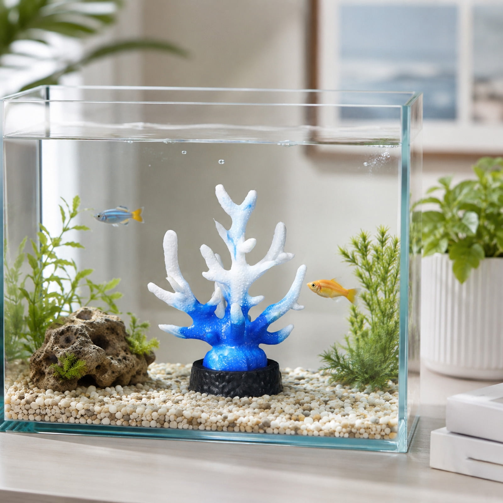 Artificial Aquatic Aquarium Decor, Realistic Sea Inspired Ornament for ...