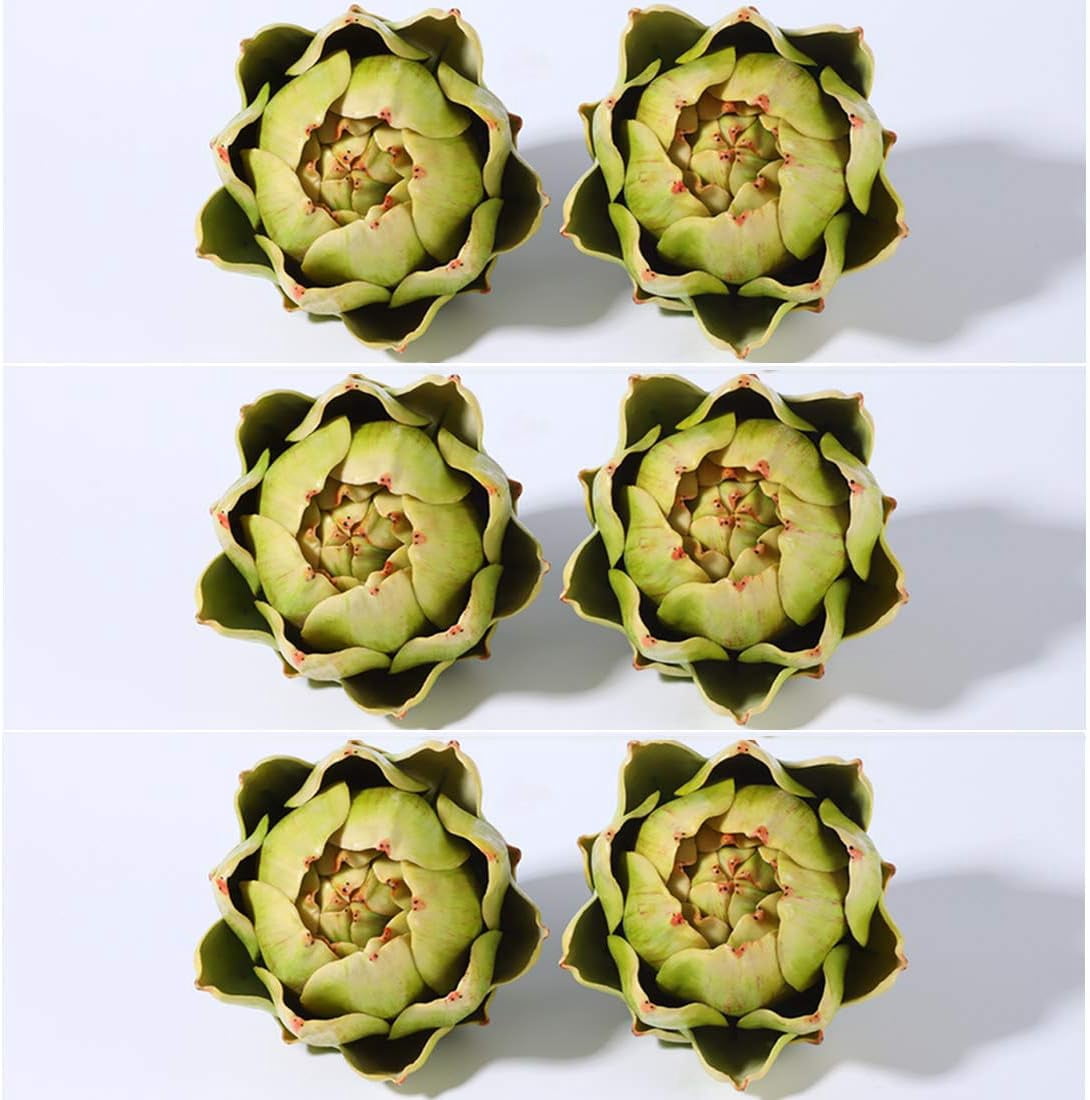 Artificial Artichoke 6-Pack, Large Green Faux Vegetable Decor - Walmart.com