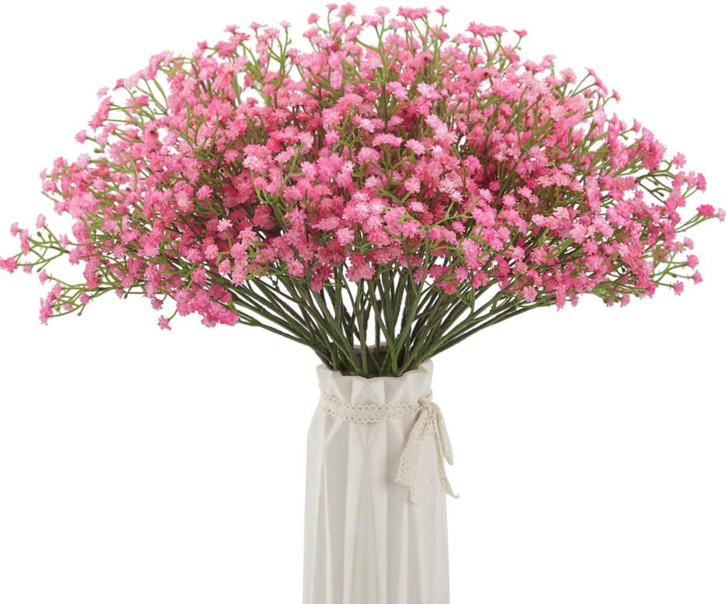 Artificial Baby Breath Flowers Fake Gypsophila Bouquets 12 Pcs Fake ...