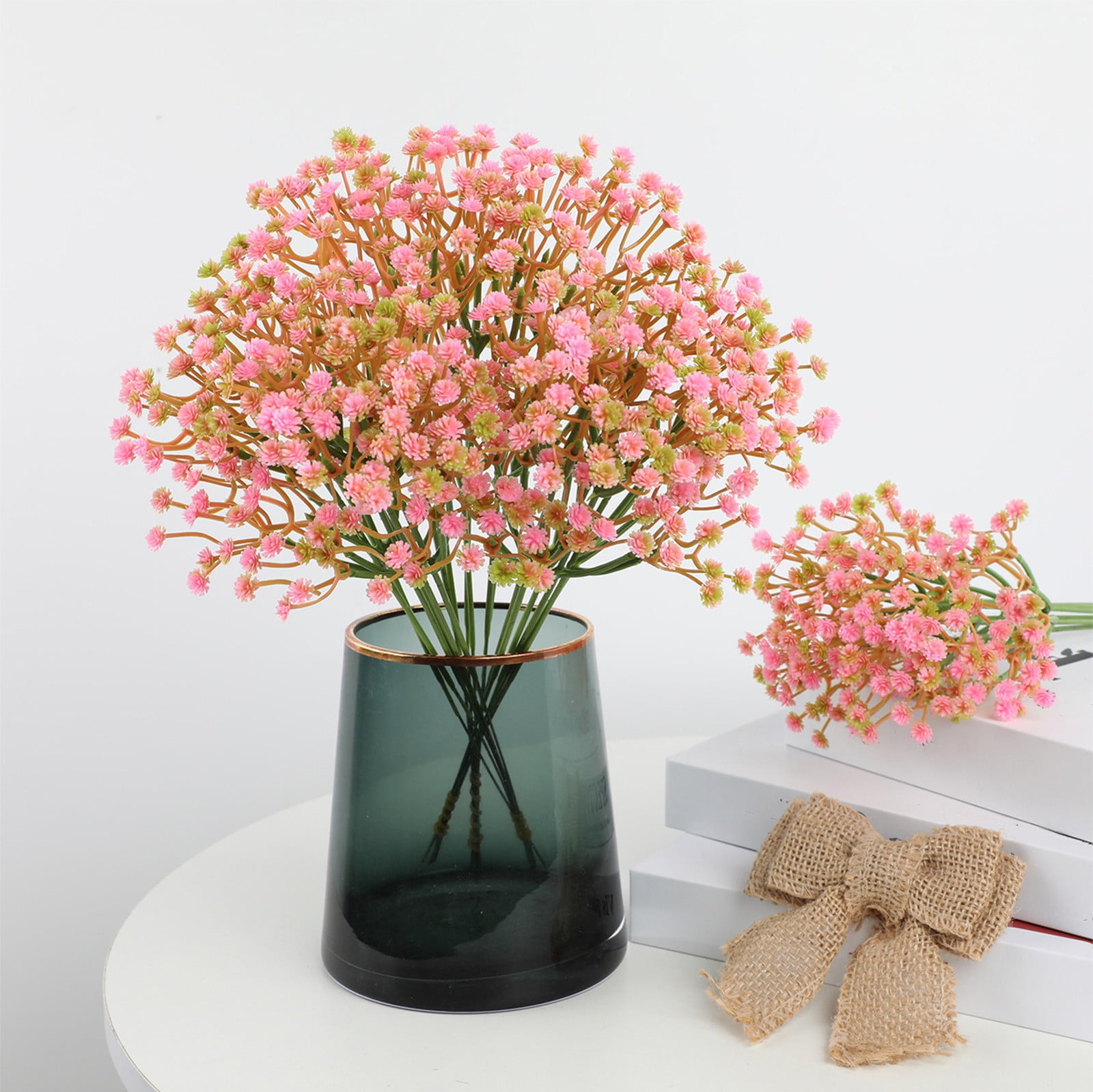 Artificial Baby's Breath Flowers | 6-Pack Realistic Faux Gypsophila ...