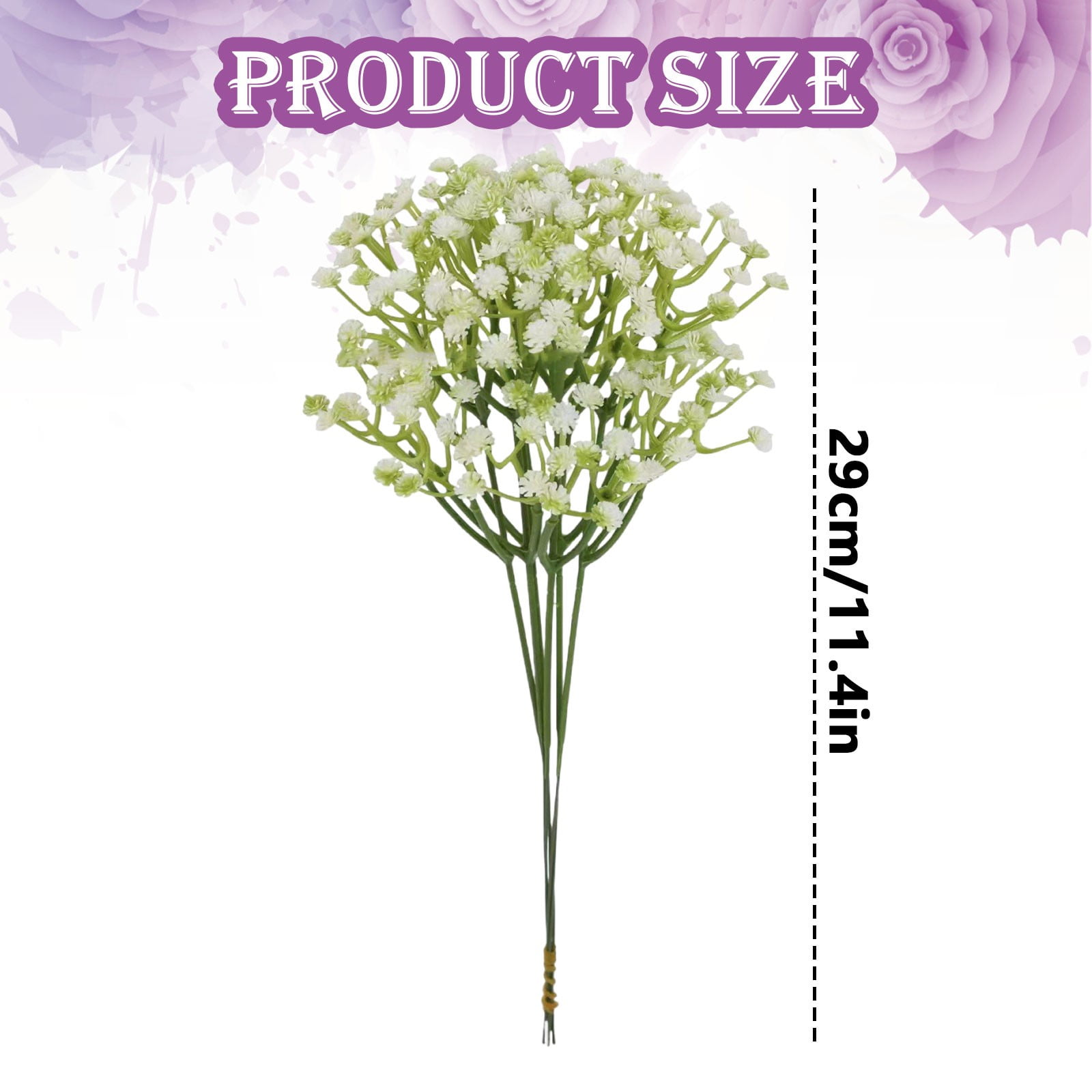 Artificial Baby's Breath Flowers Fake Gypsophila Bouquet for Wedding ...