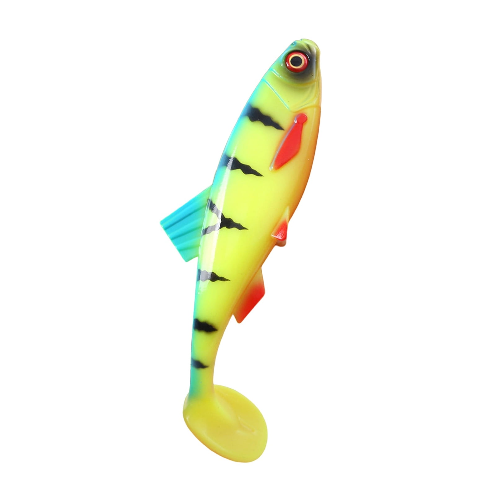 Artificial Baits Fishing Lures Paddle Tail Swimbait for Trout Walleye ...