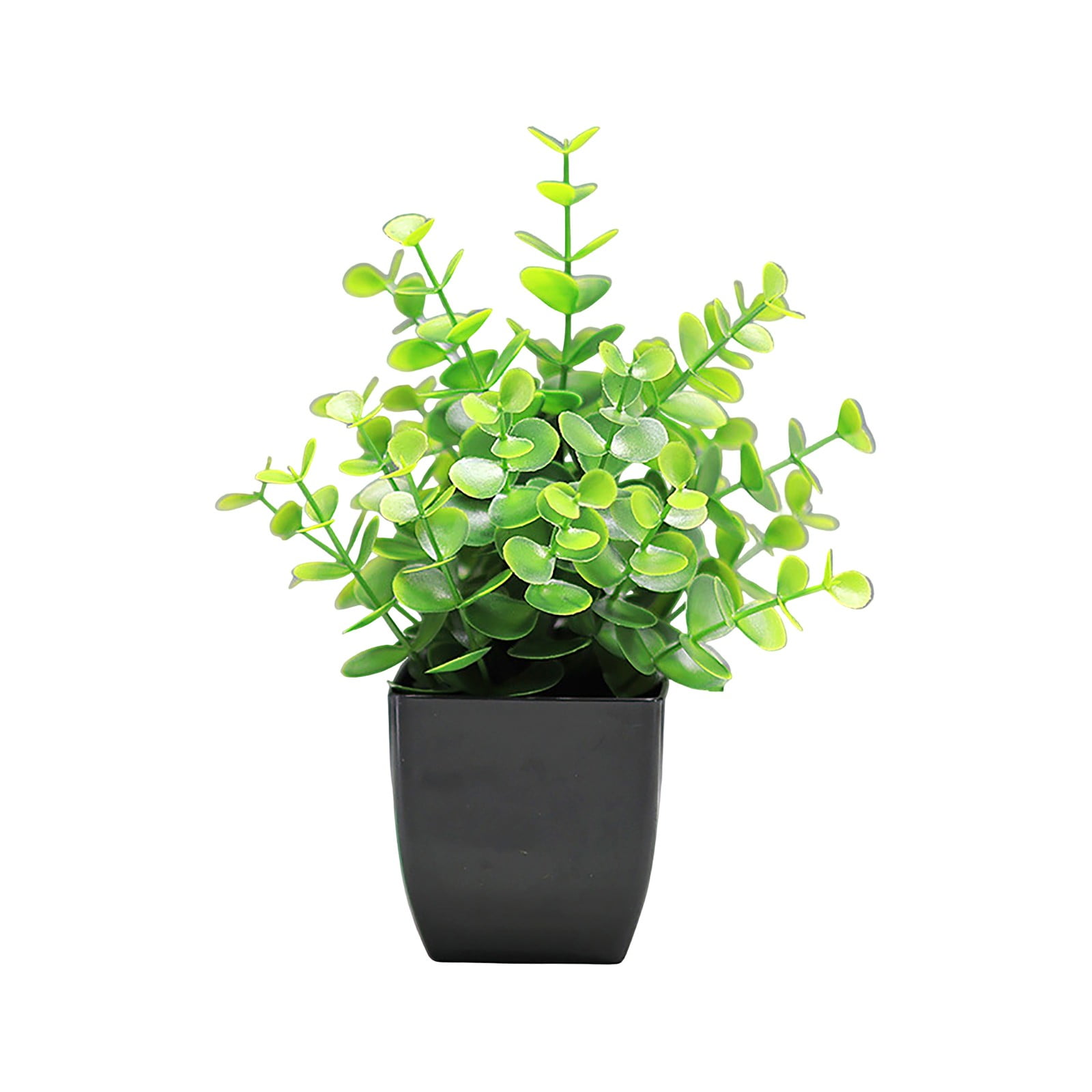 Artificial Bamboo Plant with Black Pot, Lifelike Greenery for Home ...