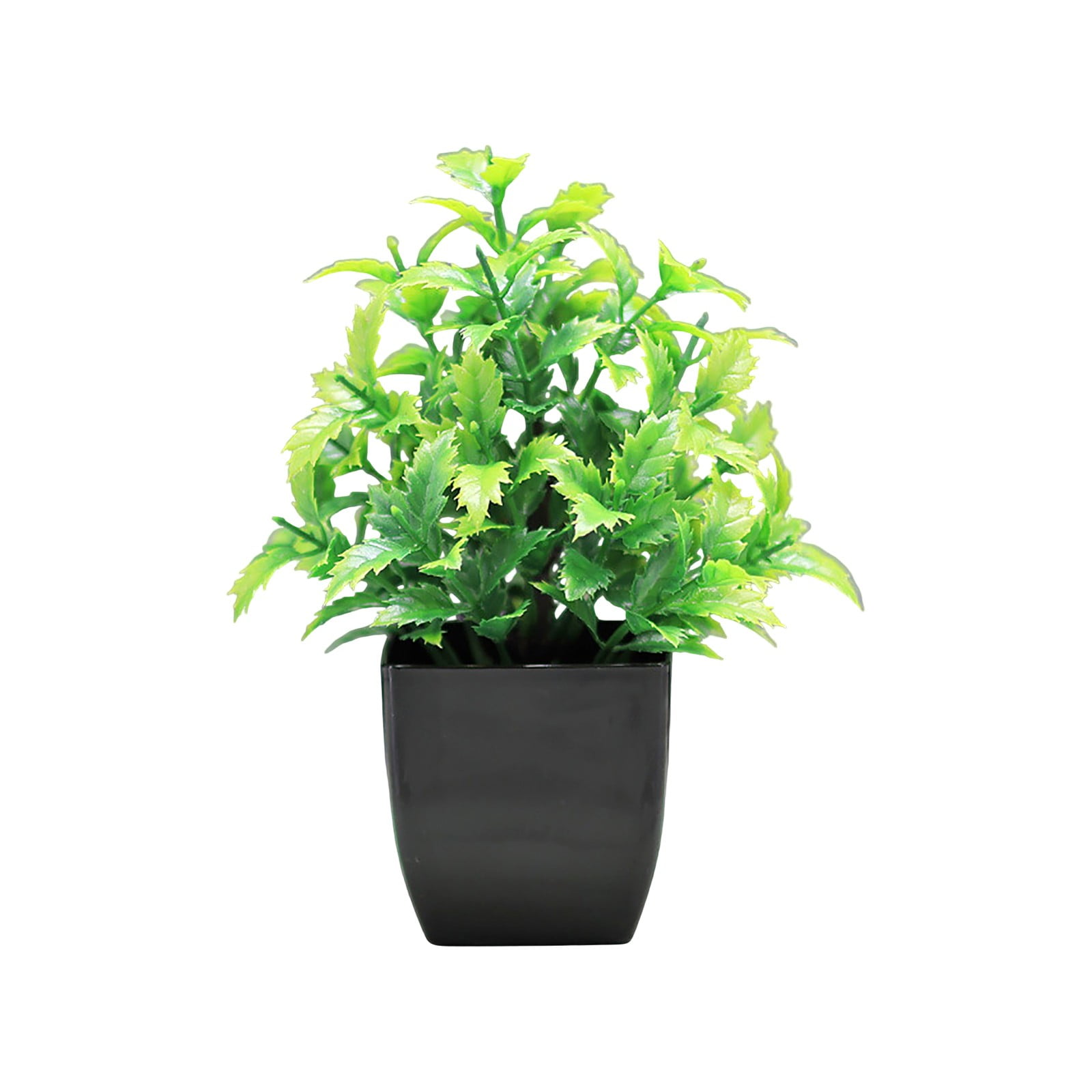 Artificial Bamboo Plant with Black Pot, Lifelike Greenery for Home ...