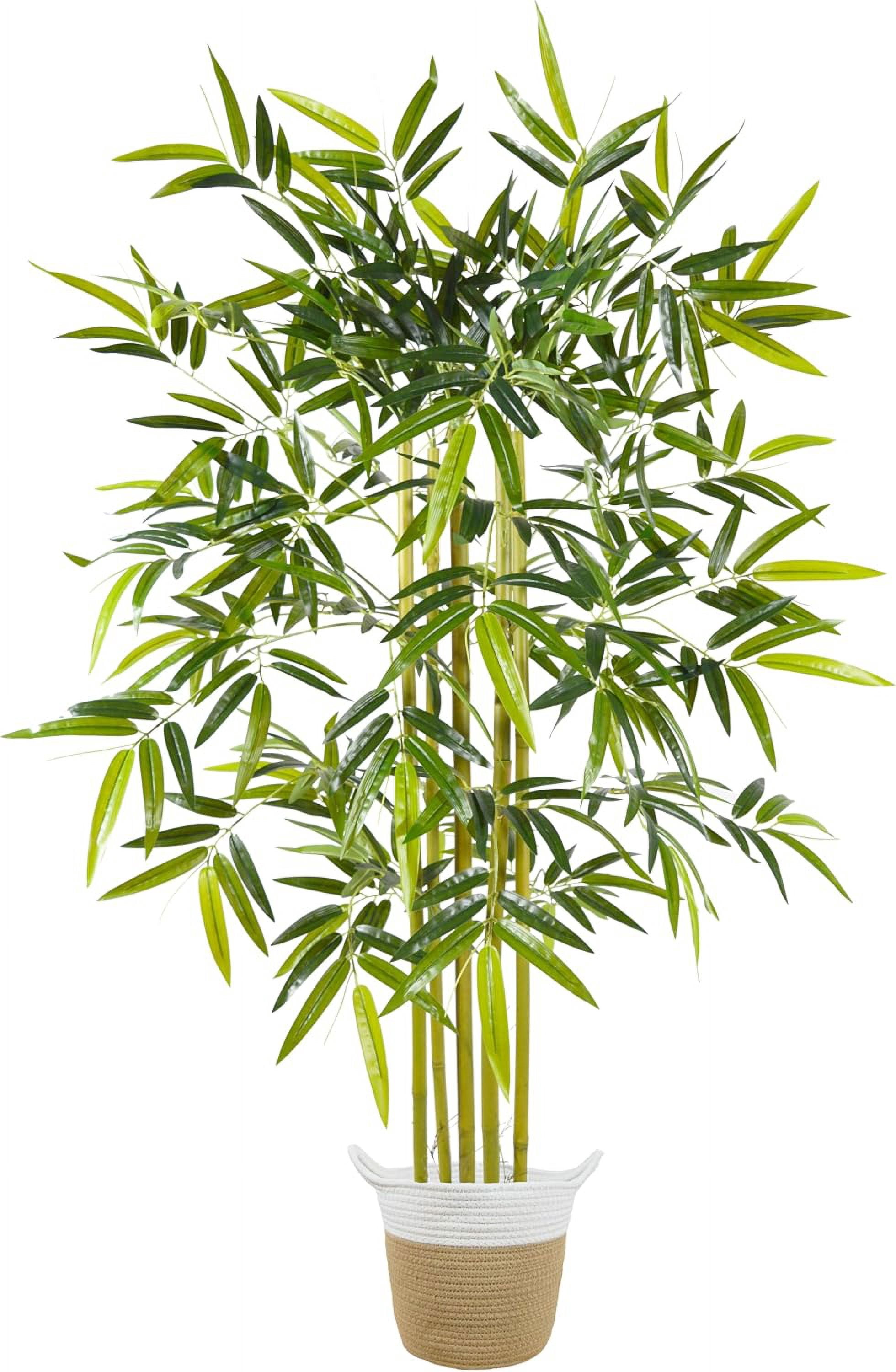 Artificial Bamboo Tree, 5ft Tall Natural Bamboo Trunk Fake Greenery ...