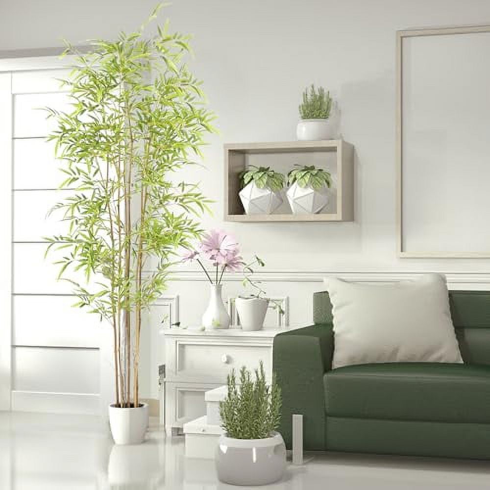 Artificial Bamboo Tree, Tall Faux Plant, Fake Bamboo Tree with Lifelike ...