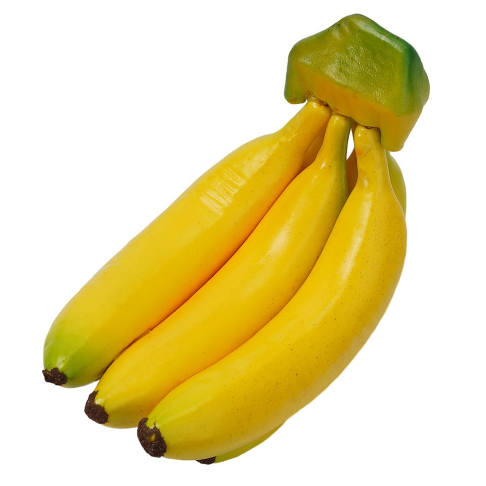 Artificial Banana Fake Fruit Plastic Model Decorative Home Fruit Shop ...