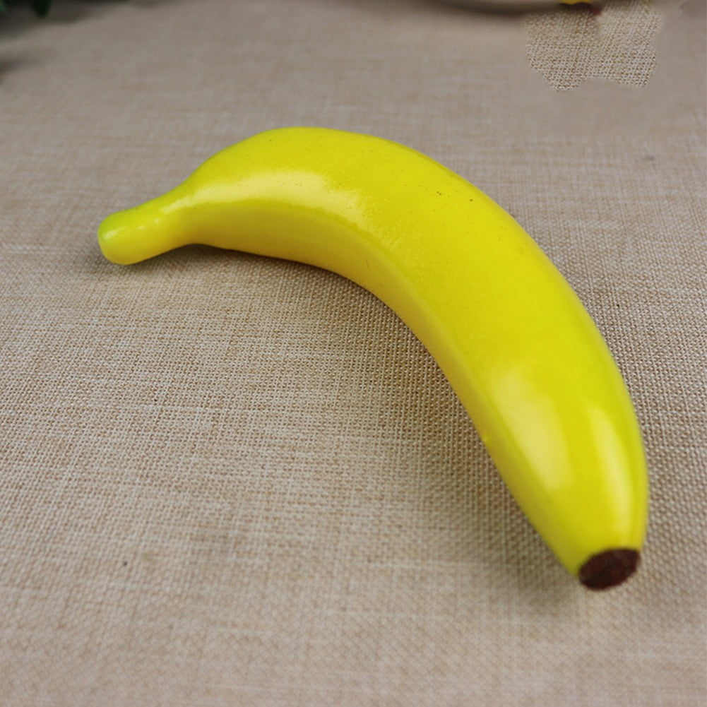 Artificial Banana Fake Fruit Plastic Model Decorative Home Fruit Shop ...