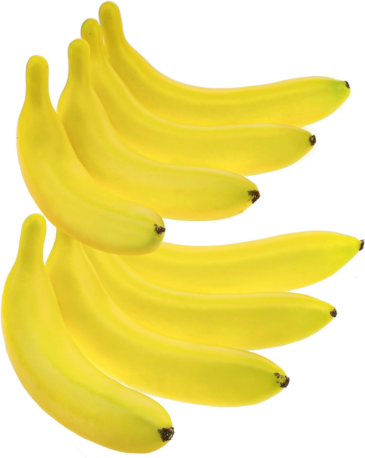 Artificial Banana Fruit Simulation Lifelike Faux Plastic Yellow Bananas ...