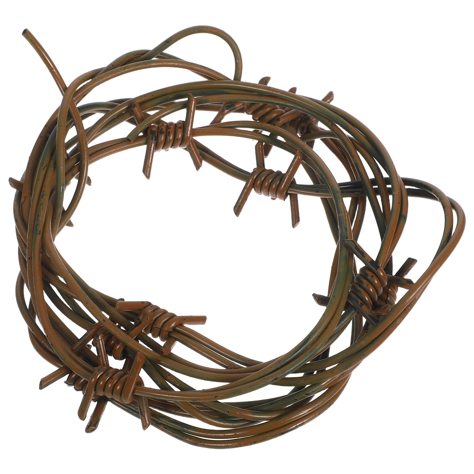 Artificial Barbed Wire Trim: 8.2FT Fake Cord for Halloween Party ...
