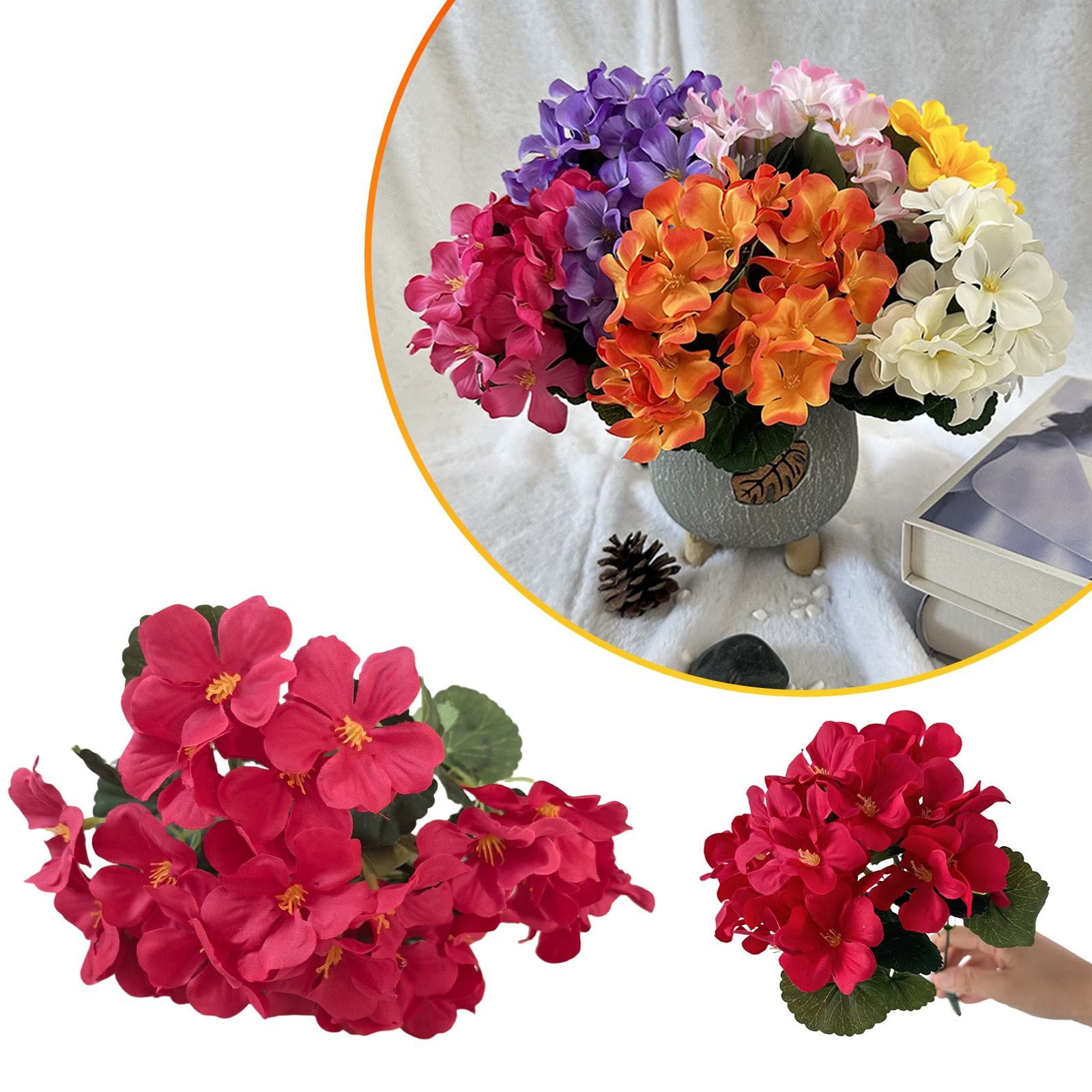 Artificial Begonia Flower Flower Wedding Home Living Room Geranium ...