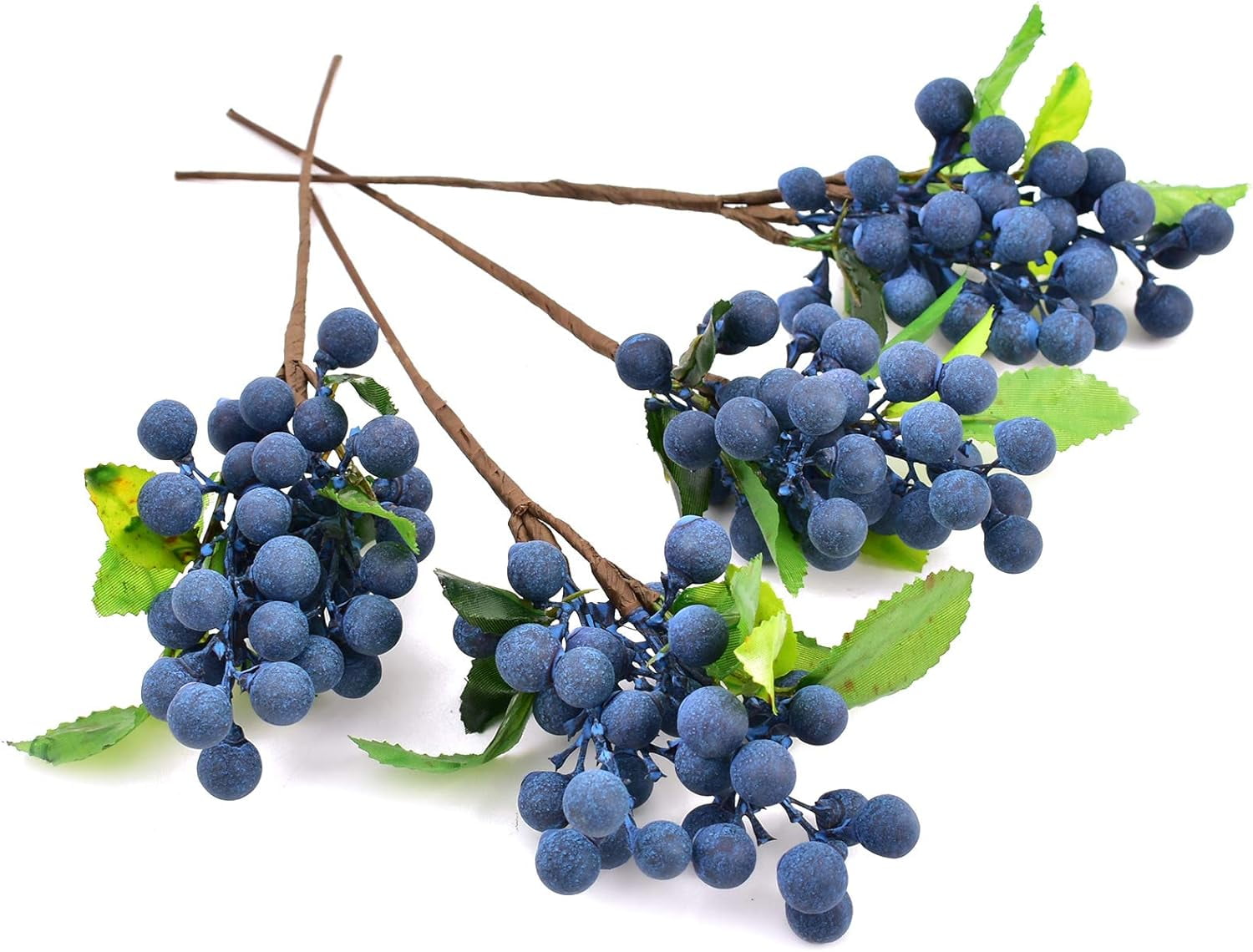 Artificial Berries, 6 Small Bunches of Artificial Flowers, Bright ...
