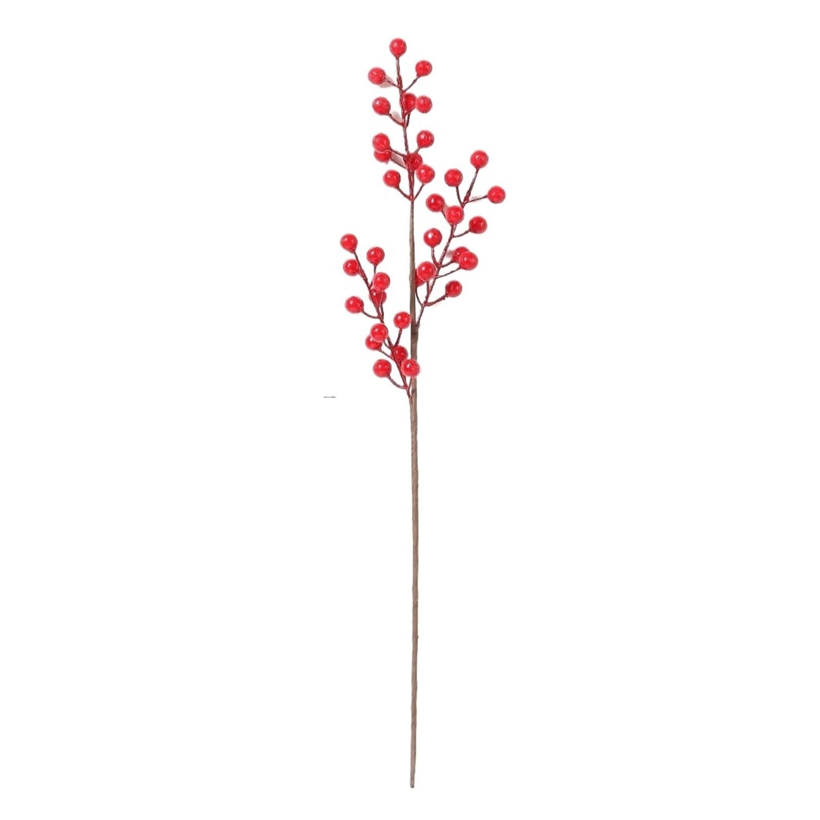 Artificial Berry Branch Decorative Faux Plant Stem for Home Office ...