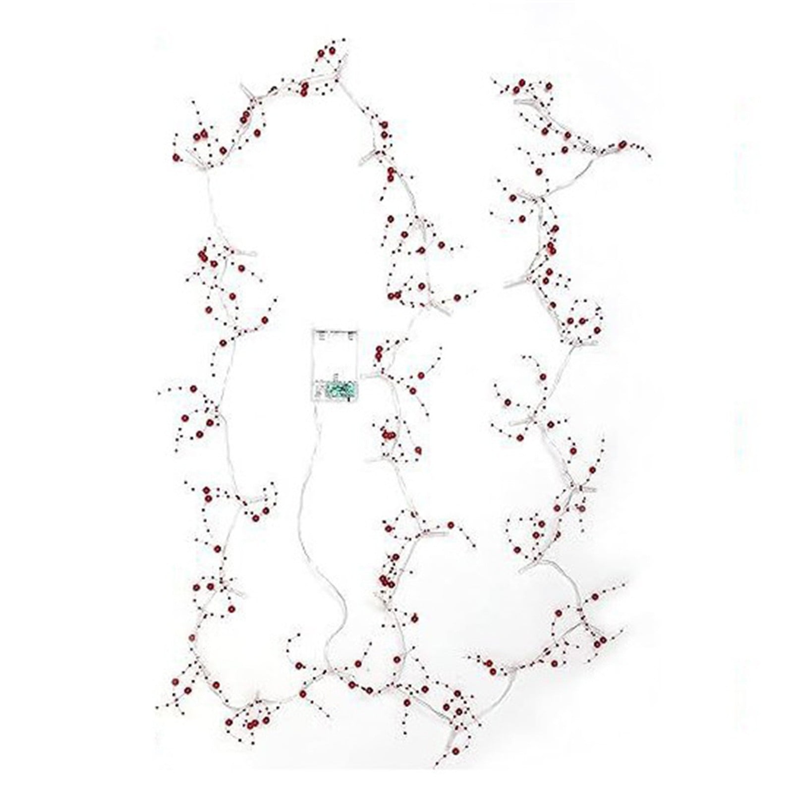 Artificial Berry String Light Garland with Battery Operated LED Lights ...