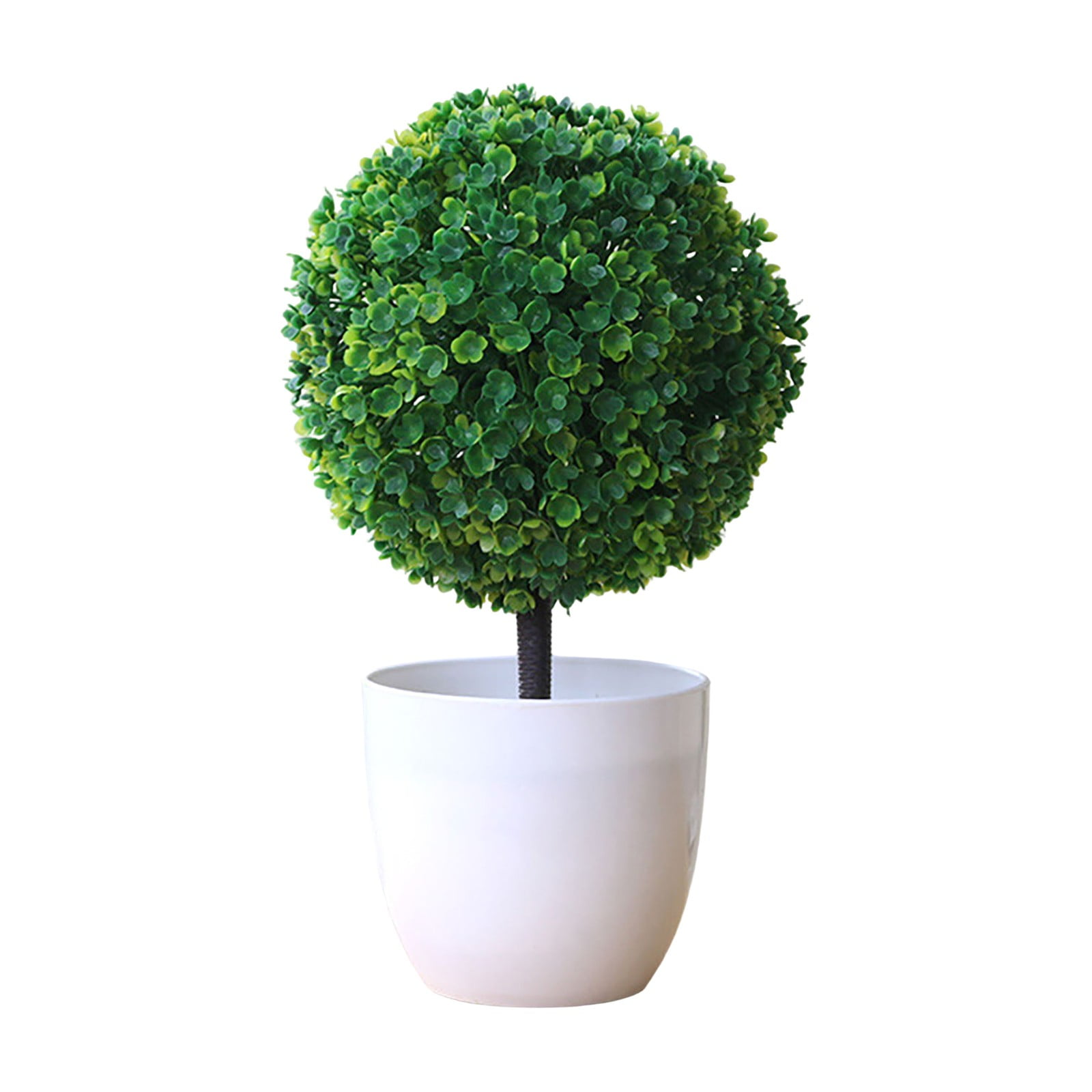 Artificial Bionic Flowers Simulation Green Plant Potted Ornaments Plant ...