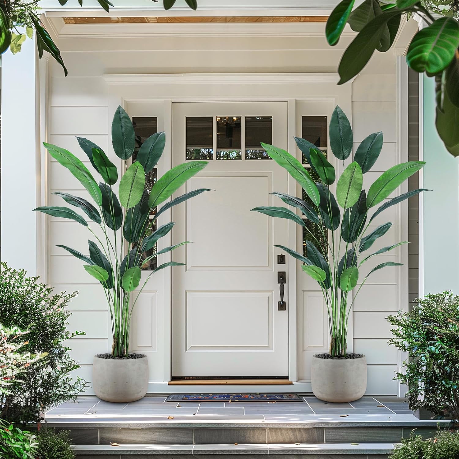 Artificial Bird of Paradise Tree 7FT(84in) Fake Palm Tree for Indoor ...