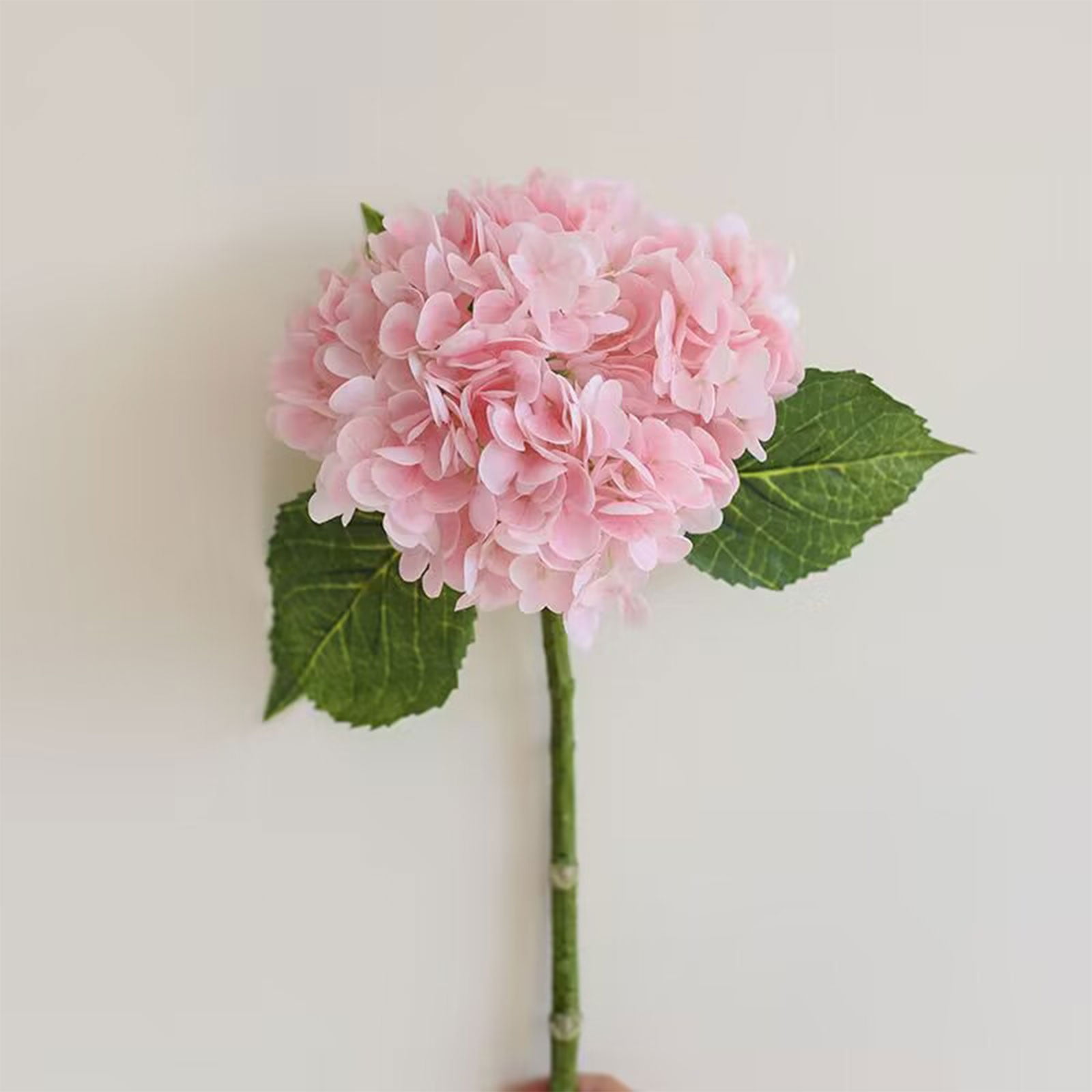 Artificial Blue Hydrangea Flower Stem Realistic Silk Floral for Home ...
