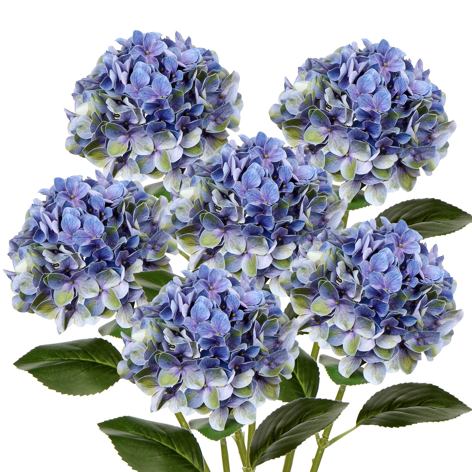 Artificial Blue Hydrangeas Tall Artificial Hydrangea Stems 26 ...