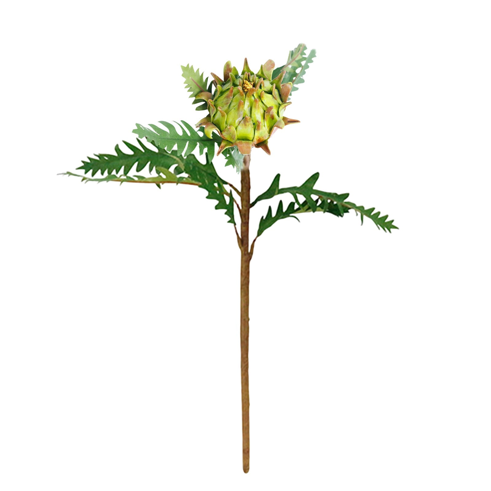 Artificial Blue Thistle Bouquet 2 Stems, Faux Sea Holly for Rustic ...