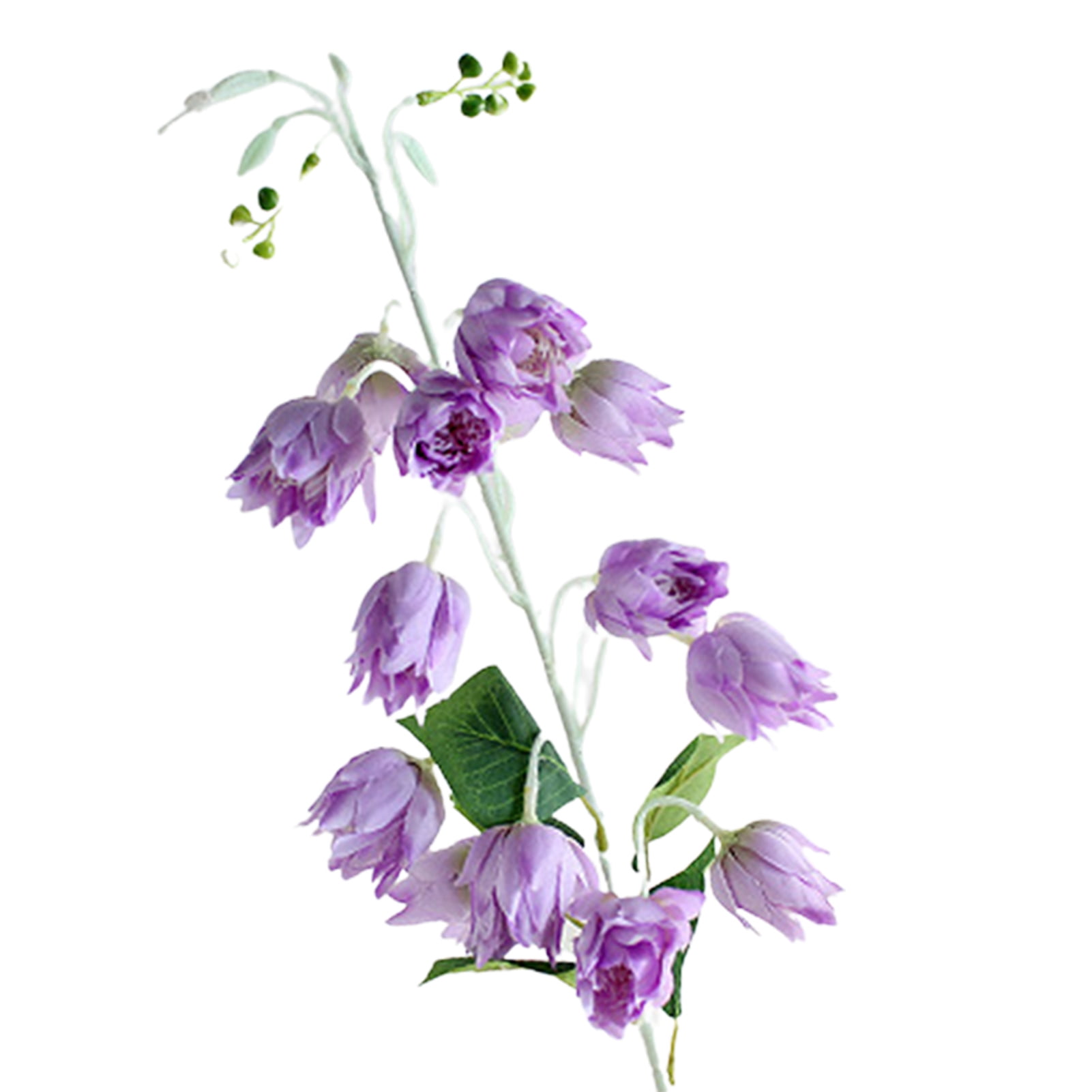 Artificial Bluebell, Long Stem Silk Campanula Flower Outdoors Fake ...