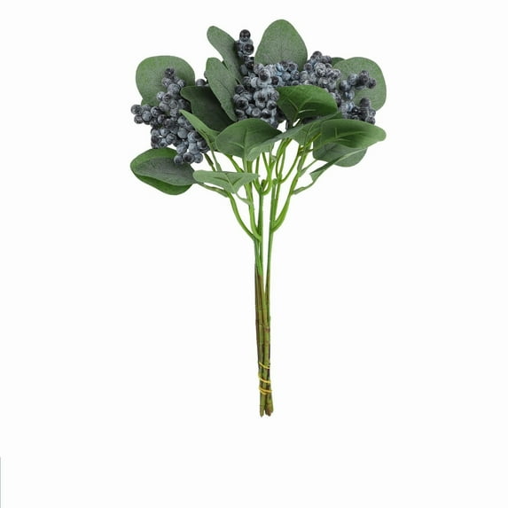 Artificial Blueberries Berries Stem, Imitation Fruit for Vases, Table ...
